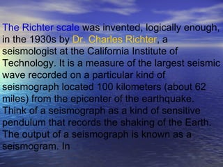 Measures of earthquakes | PPT