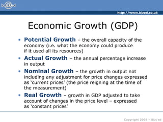 Measures of Economic Performance | PPT
