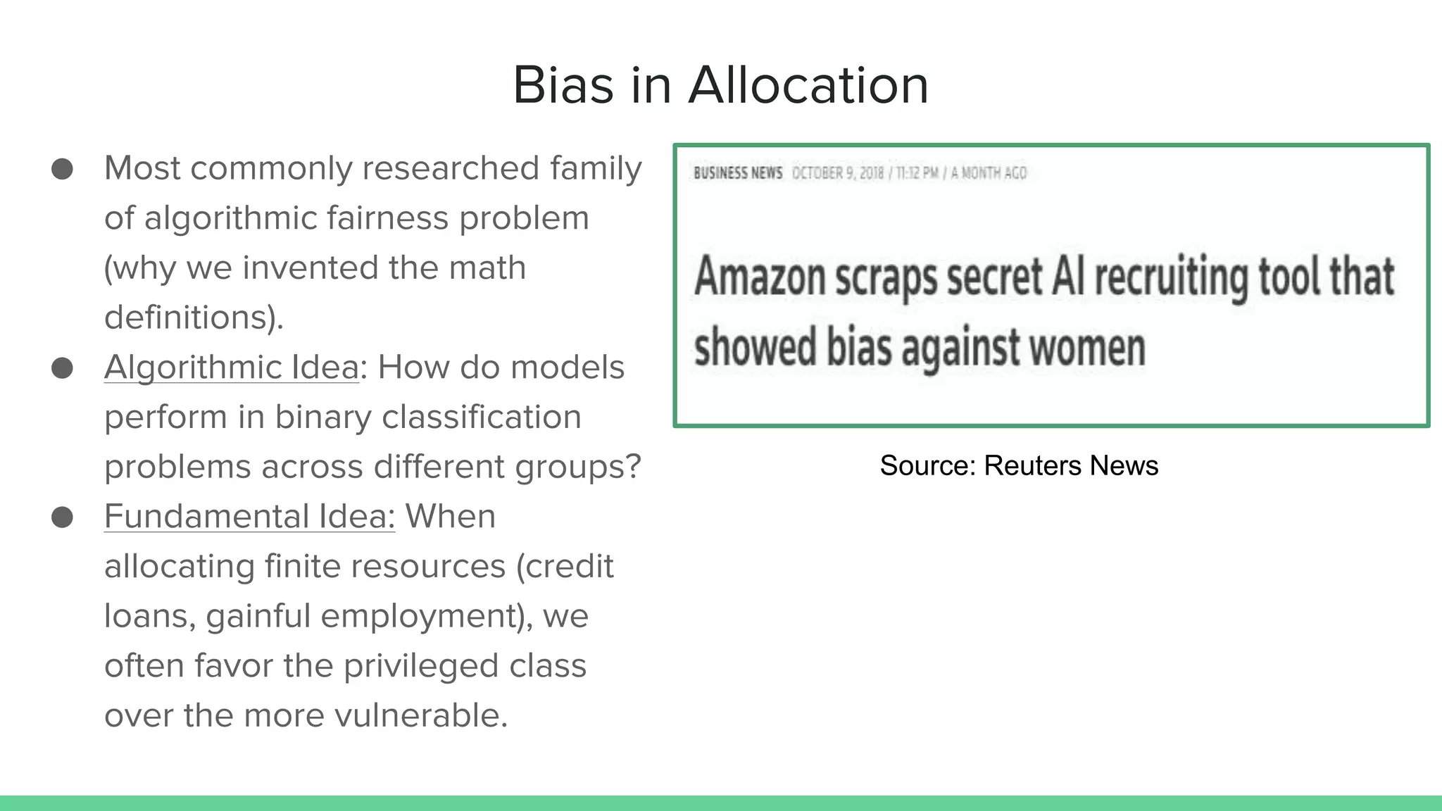 Measures and mismeasures of algorithmic fairness | PPTX