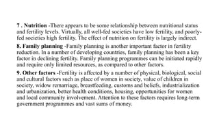 Measures of Fertility.pptx Demography and population science | PPTX