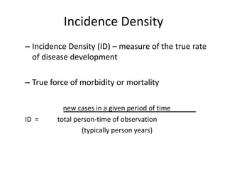 Measures of frequency 1 | PPT