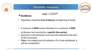Measures of morbidity.pptxhieuue8949874u | PPT