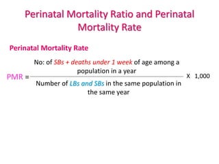 Measures of mortality | PPTX