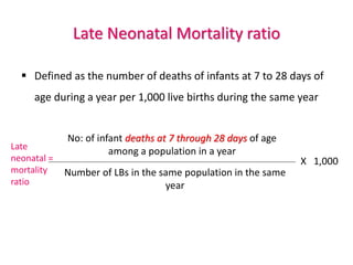 Measures of mortality | PPTX