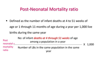 Measures of mortality | PPTX