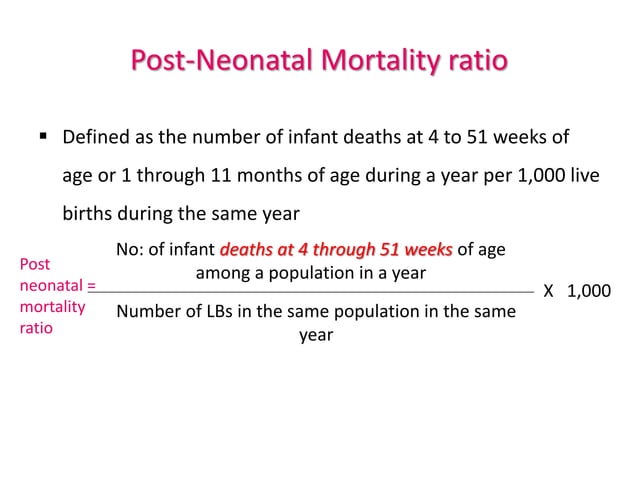 Measures of mortality | PPTX