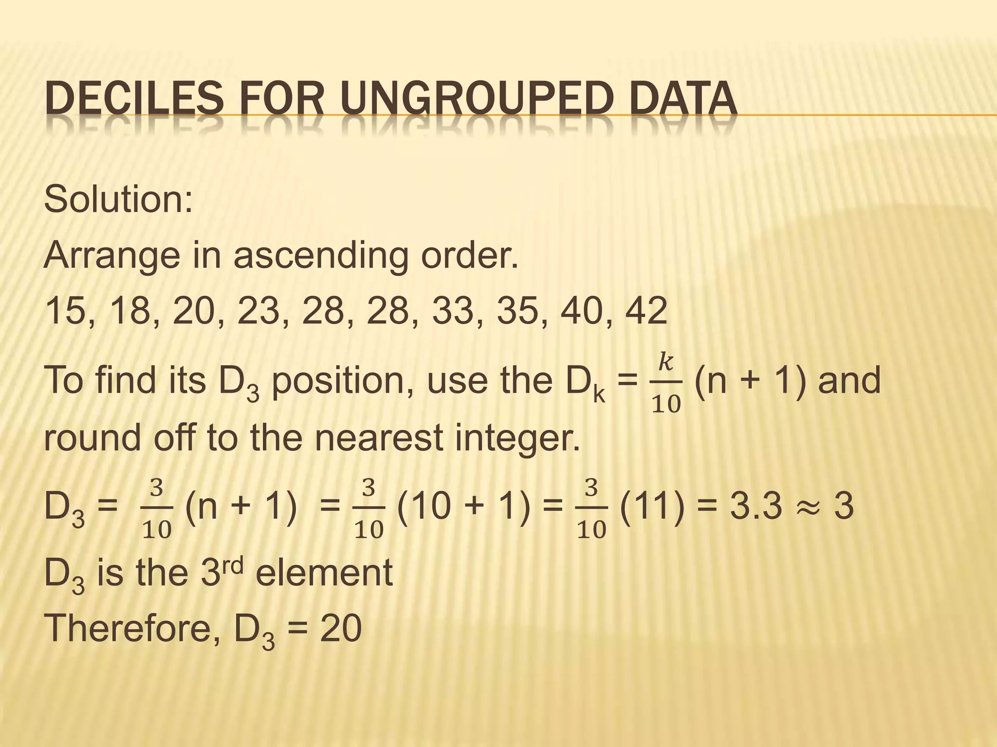 Measures Of Position Pptx
