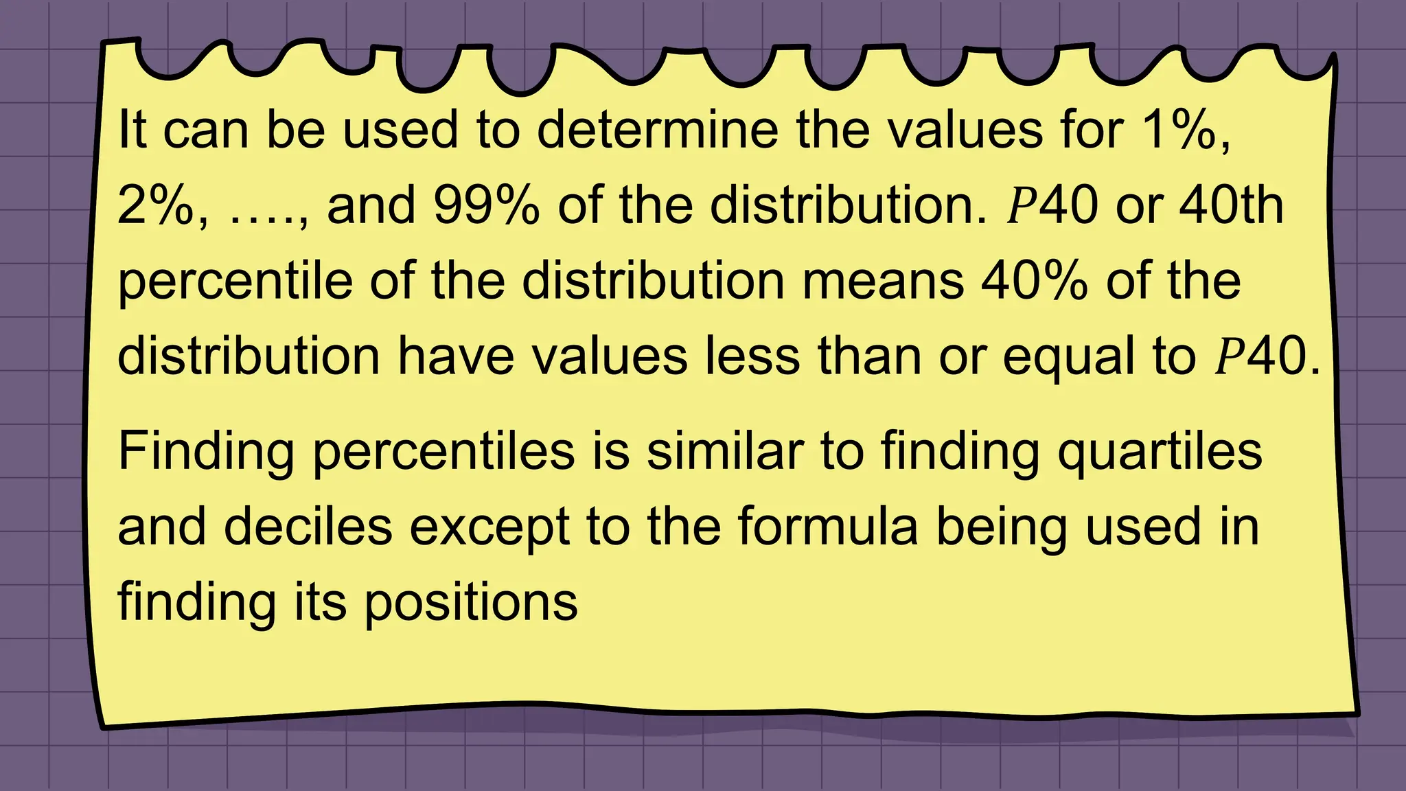 MEASURES OF POSITION - Quartile, Decile and Percentile | PPTX