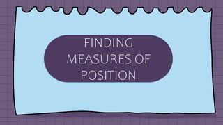 MEASURES OF POSITION - Quartile, Decile and Percentile | PPTX