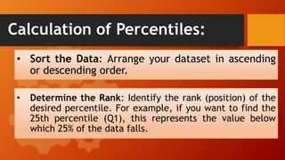 Descriptive Measures-Measures of Positionality | PPTX