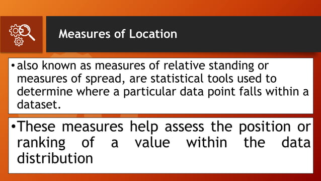 Descriptive Measures-Measures of Positionality | PPTX