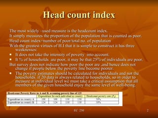 Measures of poverty | PPT