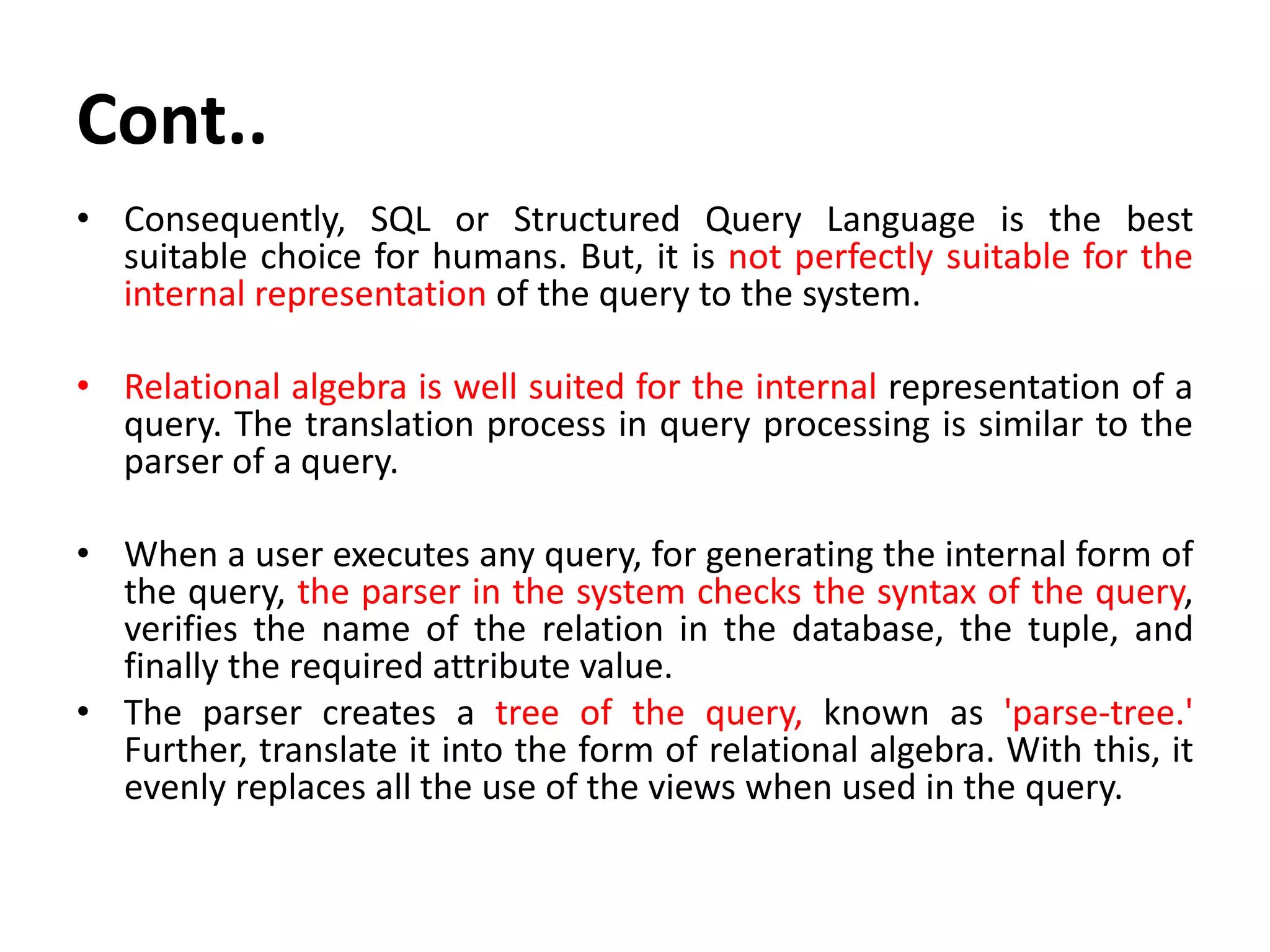 Measures Of Query Cost Pdf Databases Computer Software And