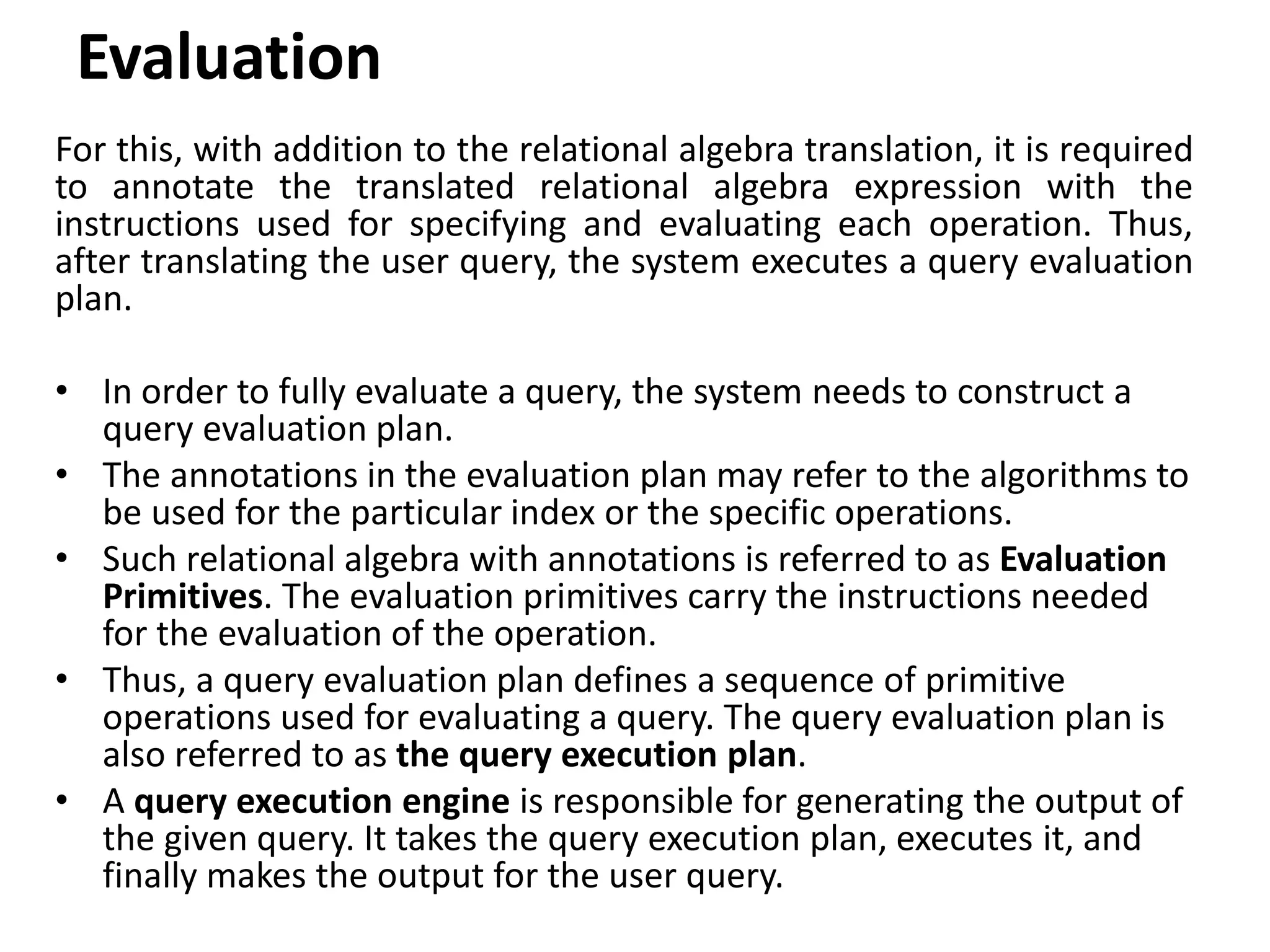 Measures Of Query Cost Pdf Databases Computer Software And