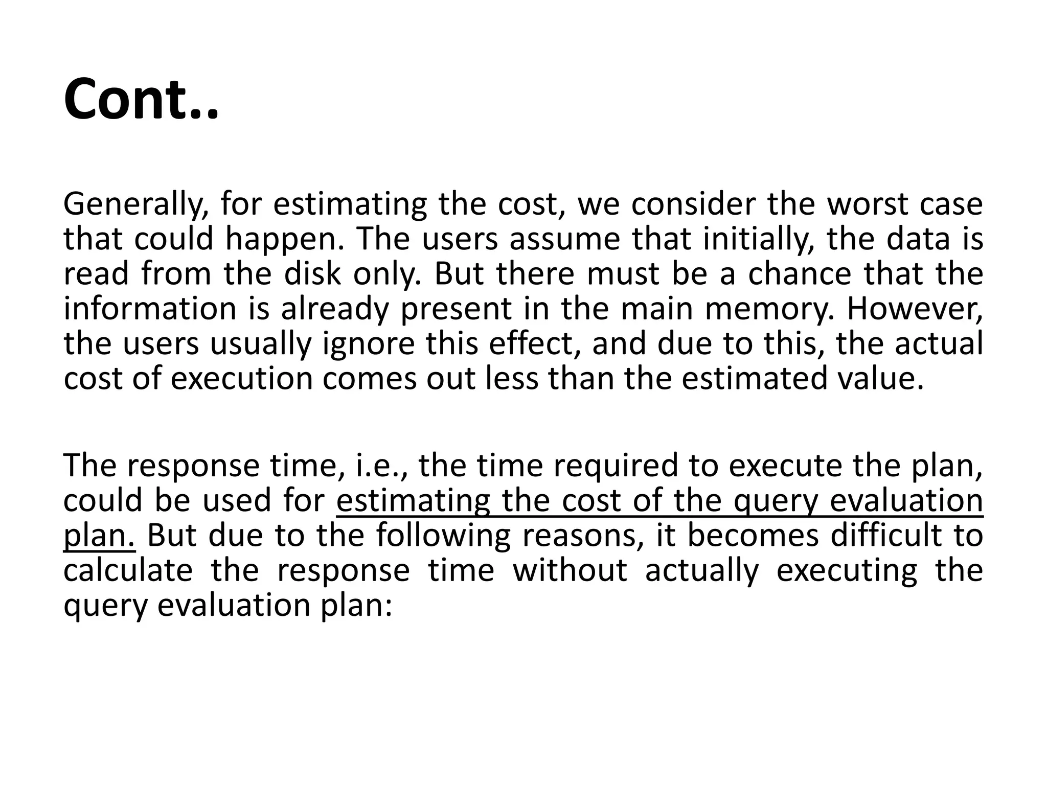 Measures of query cost | PDF