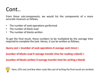 Measures of query cost | PDF