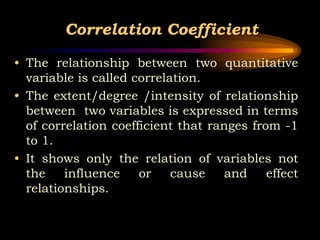 Measures of relationship | PPTX