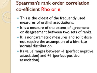 Measures of relationships | PPTX