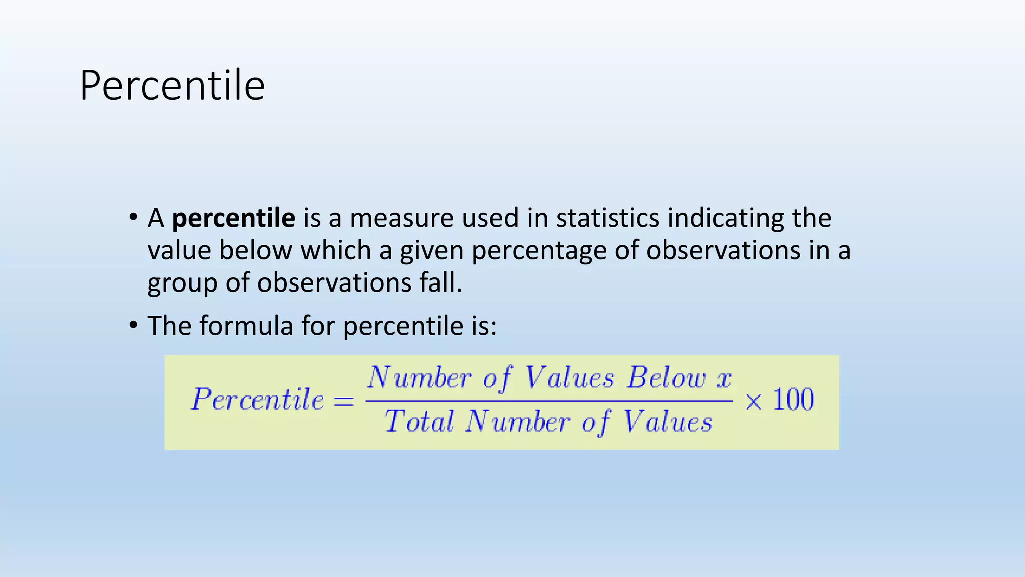 Measures of relative position | PPTX