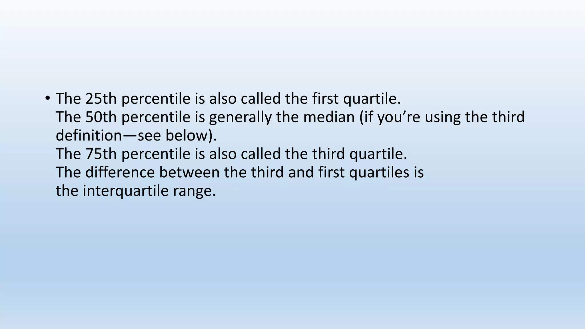 Measures of relative position | PPTX