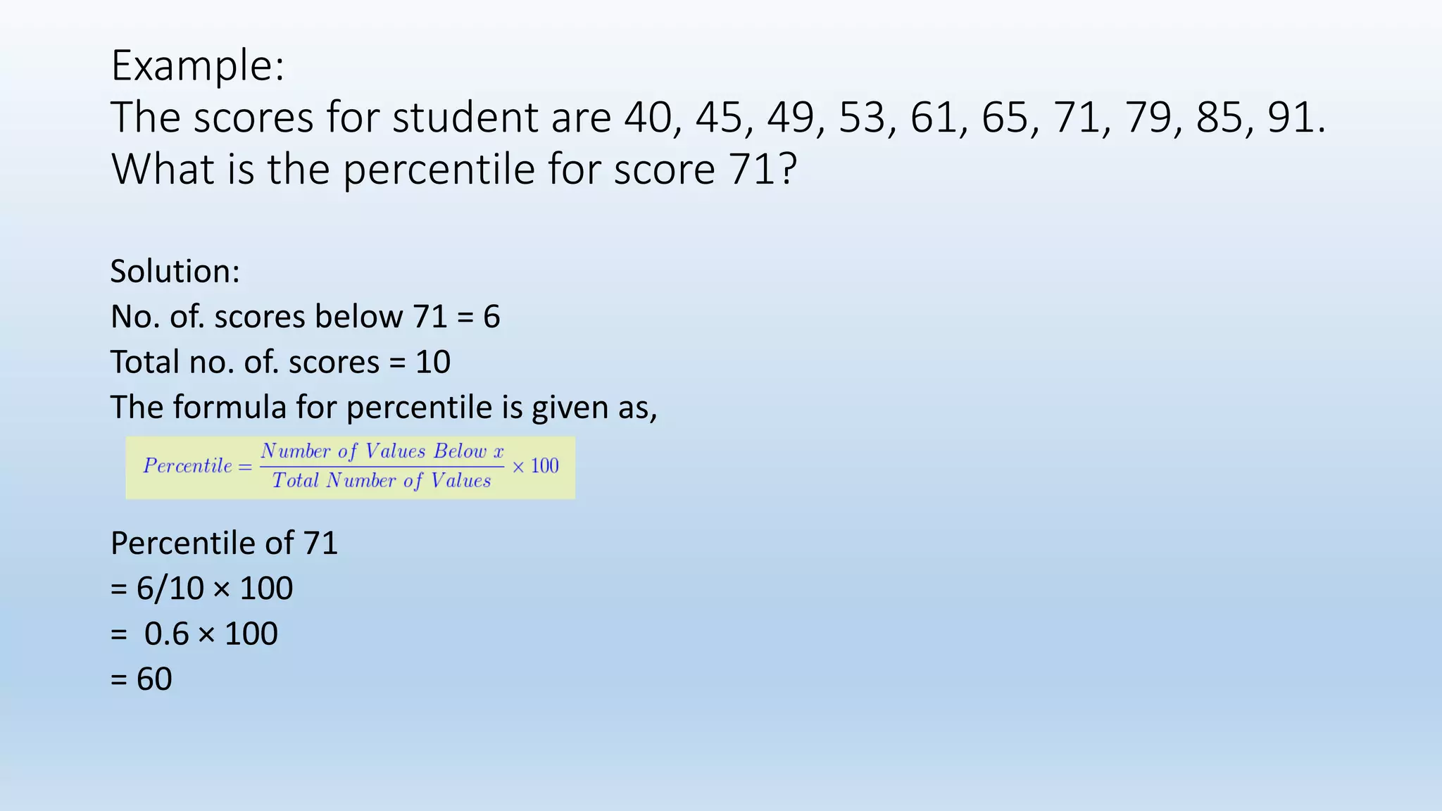 Measures of relative position | PPTX