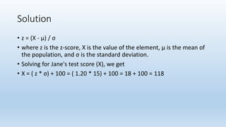 Measures of relative position | PPTX