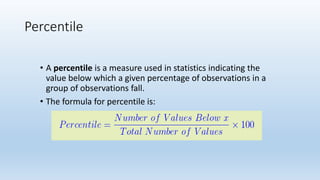 Measures of relative position | PPTX