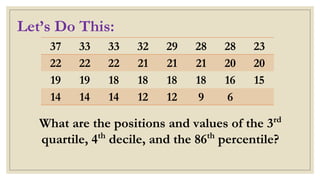 Measures of Relative Position GEC-MMW 1Y | PDF