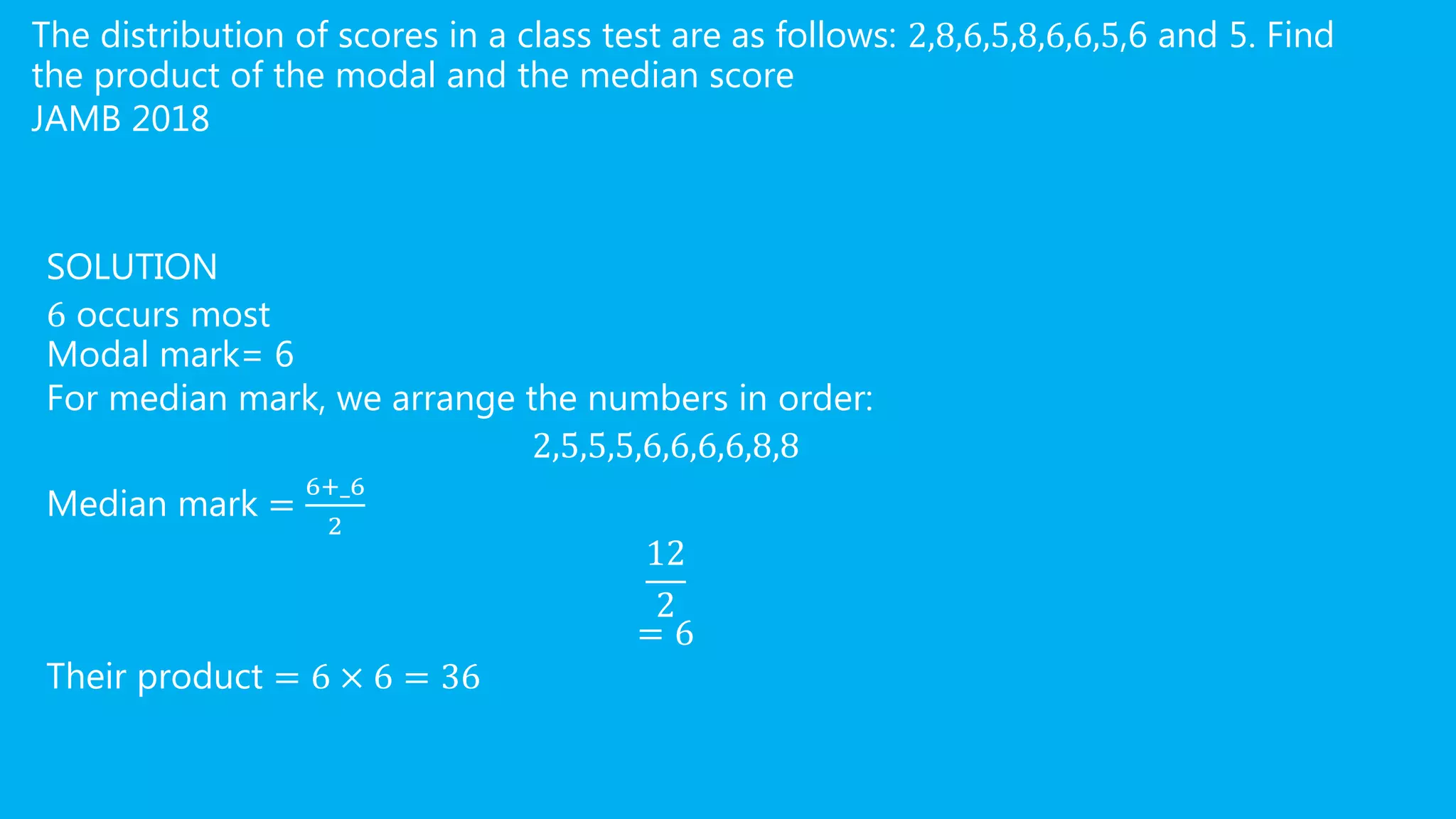 Measures of Spread Revision | PPTX