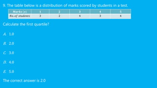 Measures of Spread Revision | PPTX