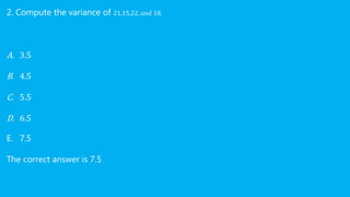 Measures of Spread Revision | PPTX