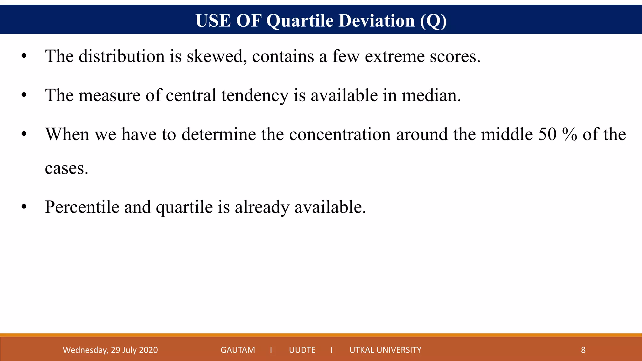 Measures of variability | PPTX