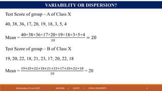 Measures of variability | PPTX