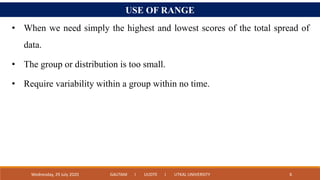 Measures of variability | PPTX