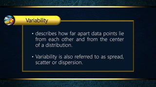 Measures of variability | PPTX