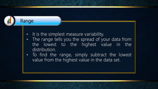 Measures of variability | PPTX