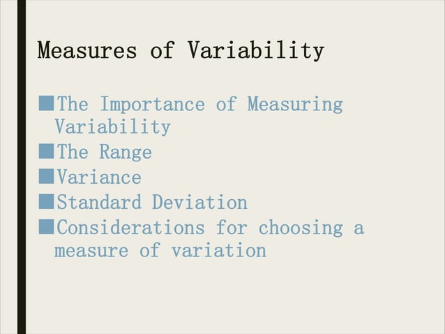 Measures of Variabilityyyyyyyyyyyyyyyyyyyyy | PPT