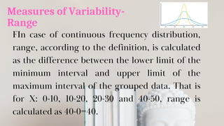 Measures of Variability By Dr. Vikramjit Singh | PDF