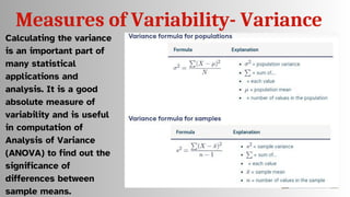 Measures of Variability By Dr. Vikramjit Singh | PPT