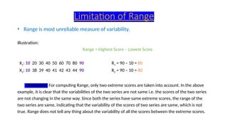Dr. Ansari Khurshid Ahmed- Measures of Variability- Characteristics ...