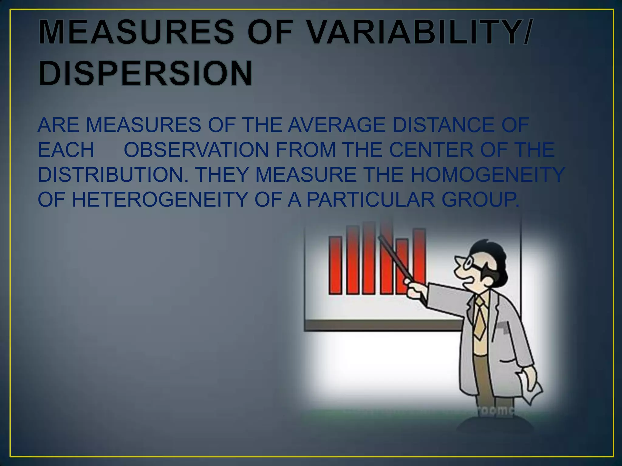 Measures of variability and range for ungrouped data | PPT