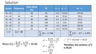 Measures of variability grouped data | PPTX