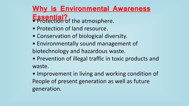 Public Awareness and Environmental conservatin | PPTX
