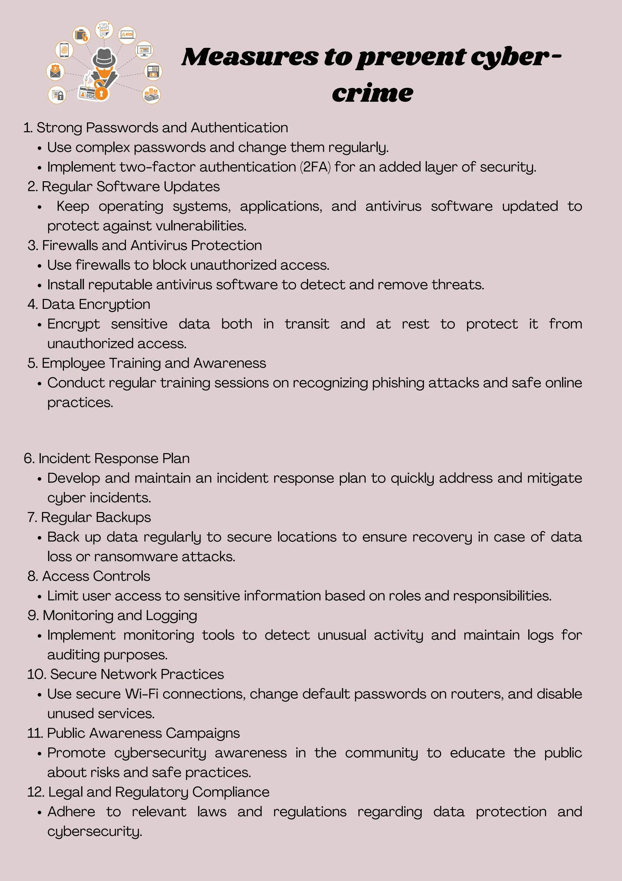 Measures to prevent cyber-crime - Poster | PDF