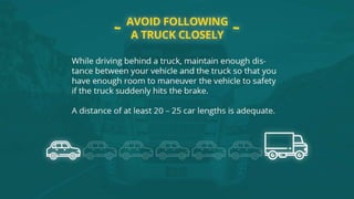 Measures to take to avoid a trucks blind spots | PPTX | Auto Safety ...