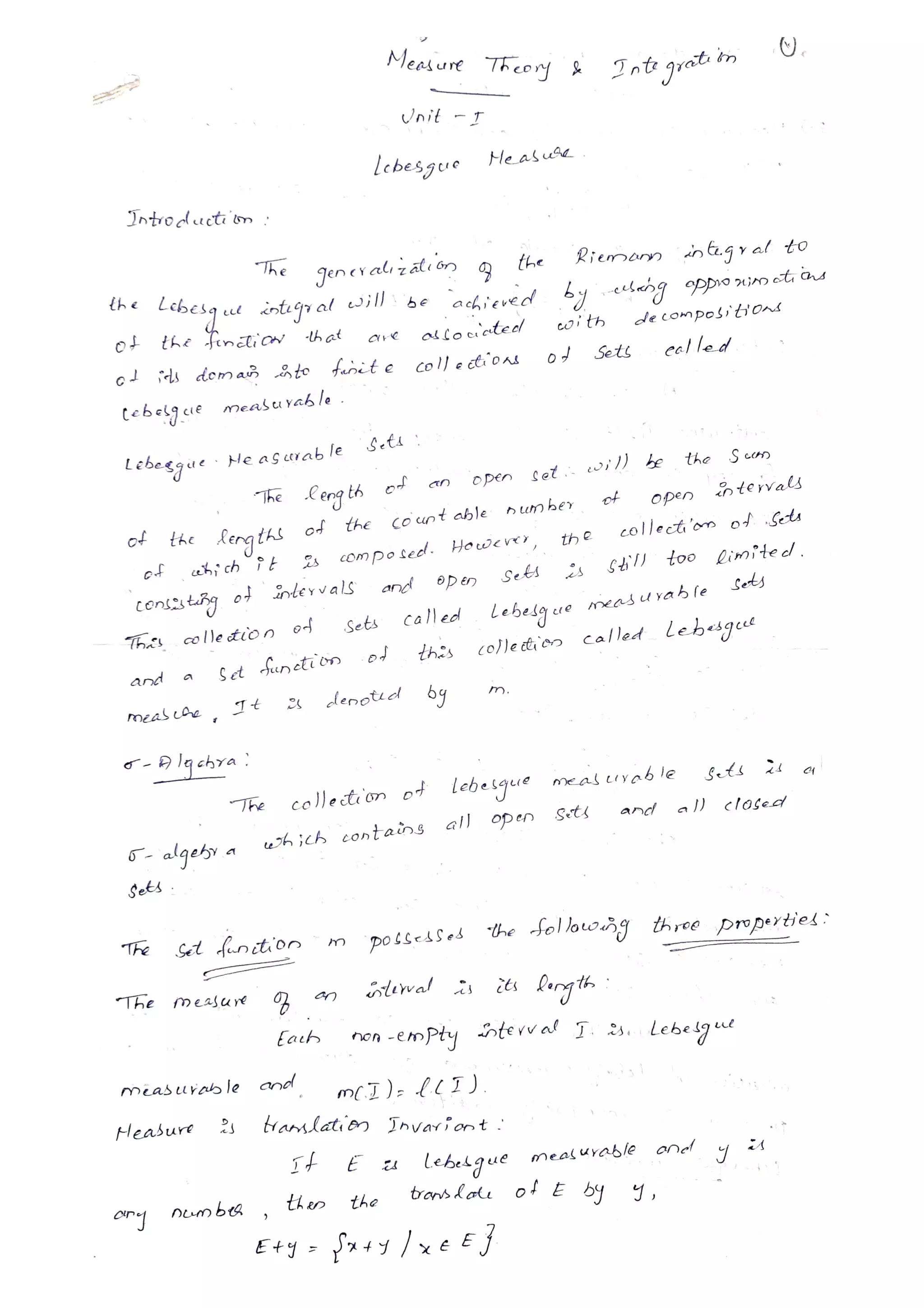 Measure Theory | PDF | Physics | Science