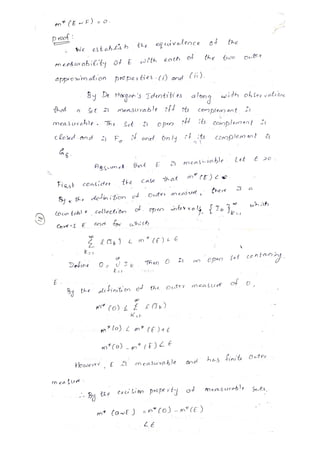 Measure Theory | PDF