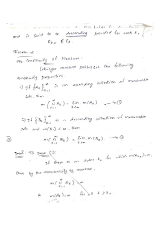 Measure Theory | PDF