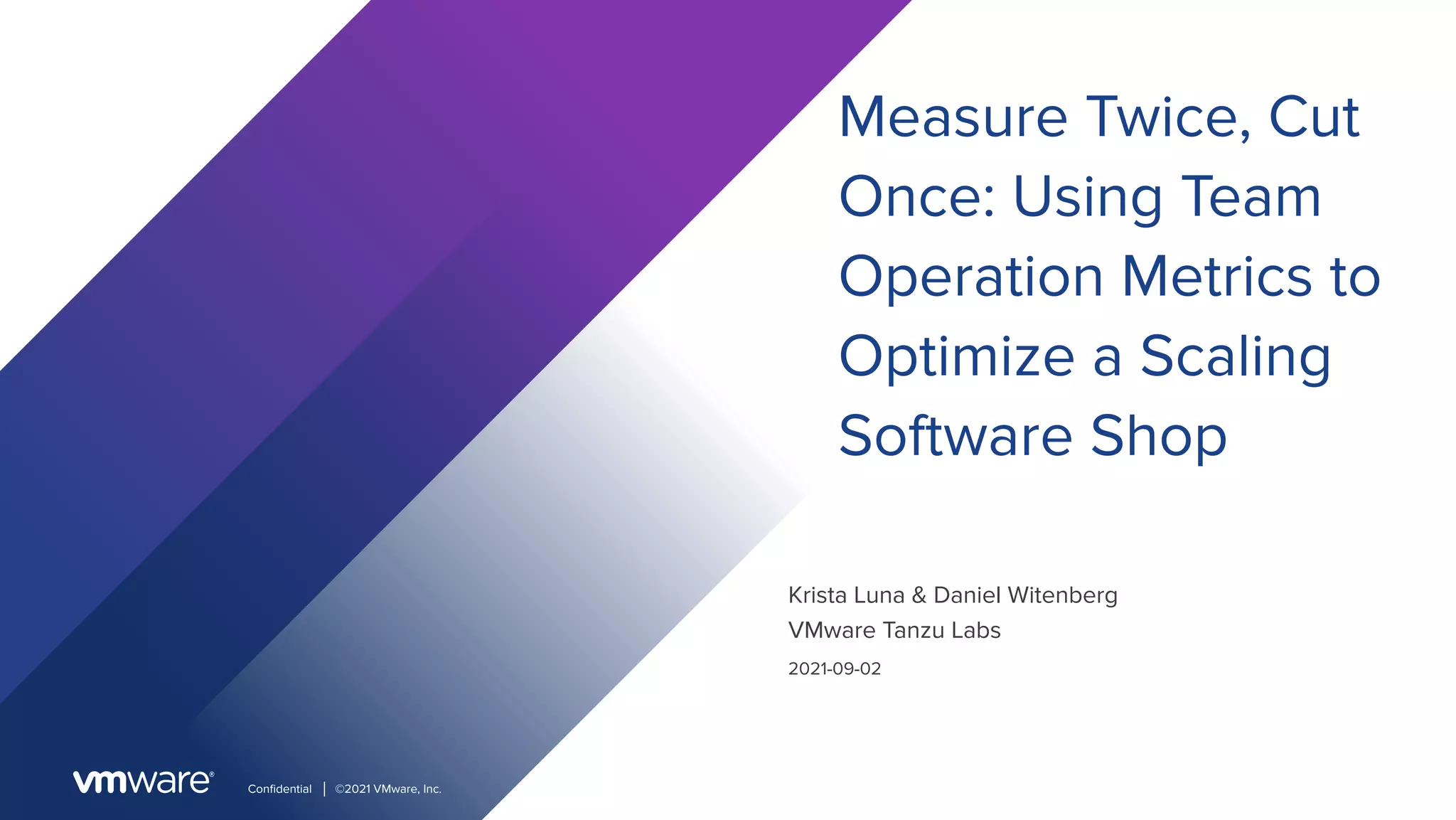 Measure Twice, Cut Once: Using Team Operation Metrics to Optimize a ...