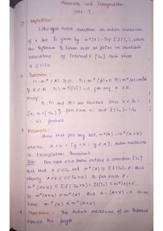 MEASURE AND INTEGRATION | PDF